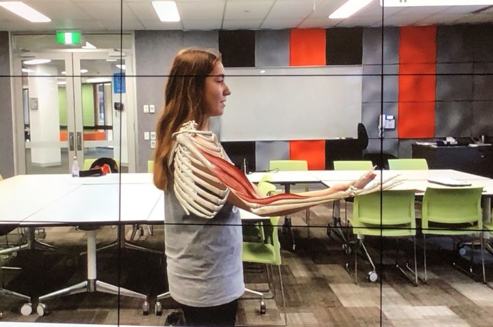 Students Using AR and VR for Enhanced Anatomy Learning