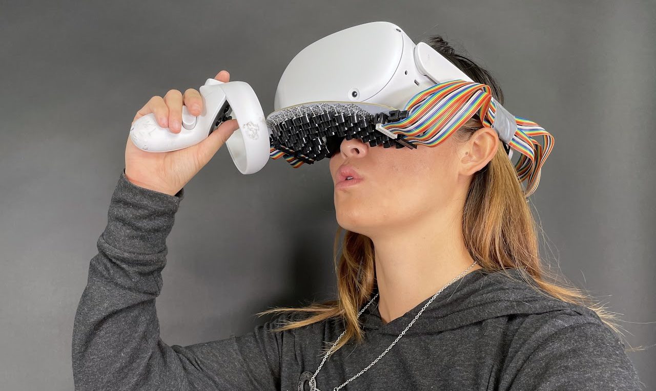 This VR attachment is intended to make your mouth feel things ...