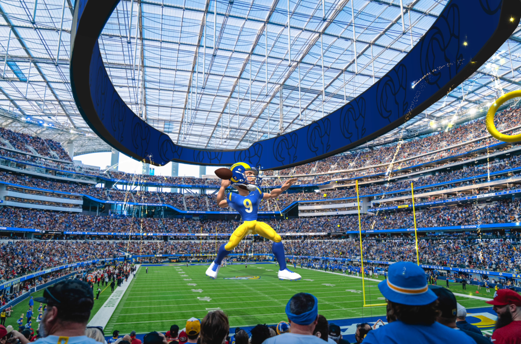 SoFi Stadium debuts AR experience with LA Rams | Immersive Technology