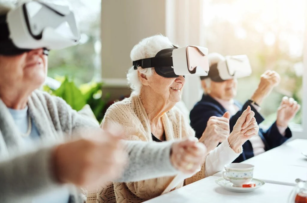 Seniors use state VR to play and explore possibilities